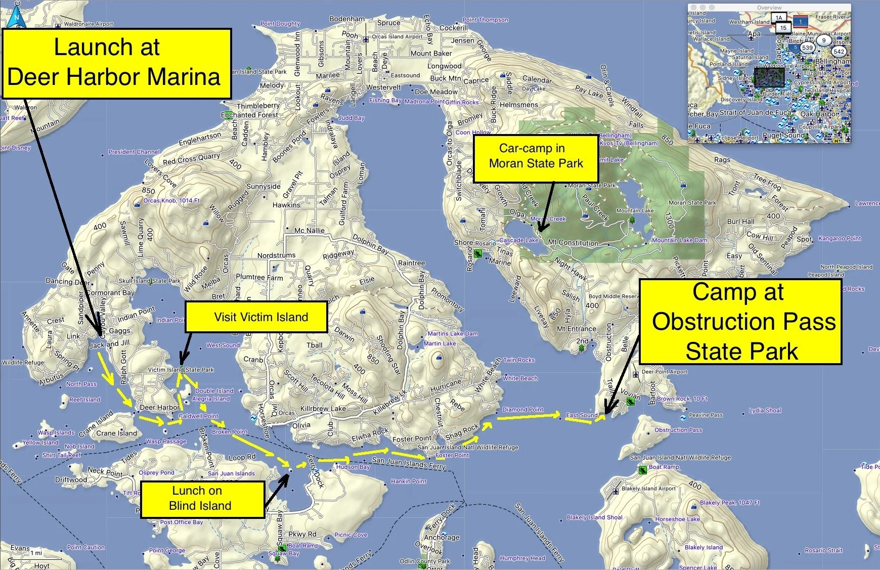 Kayaking Trip Report: Obstruction Pass, San Juan Islands, WA 9–10 Jan ...
