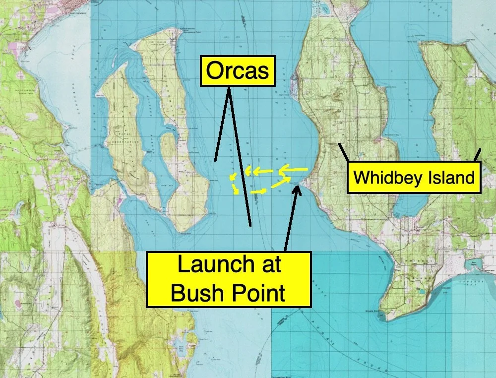 Kayaking Trip Report: Bush Point, Admiralty Inlet, WA 19 Apr 2023 ...