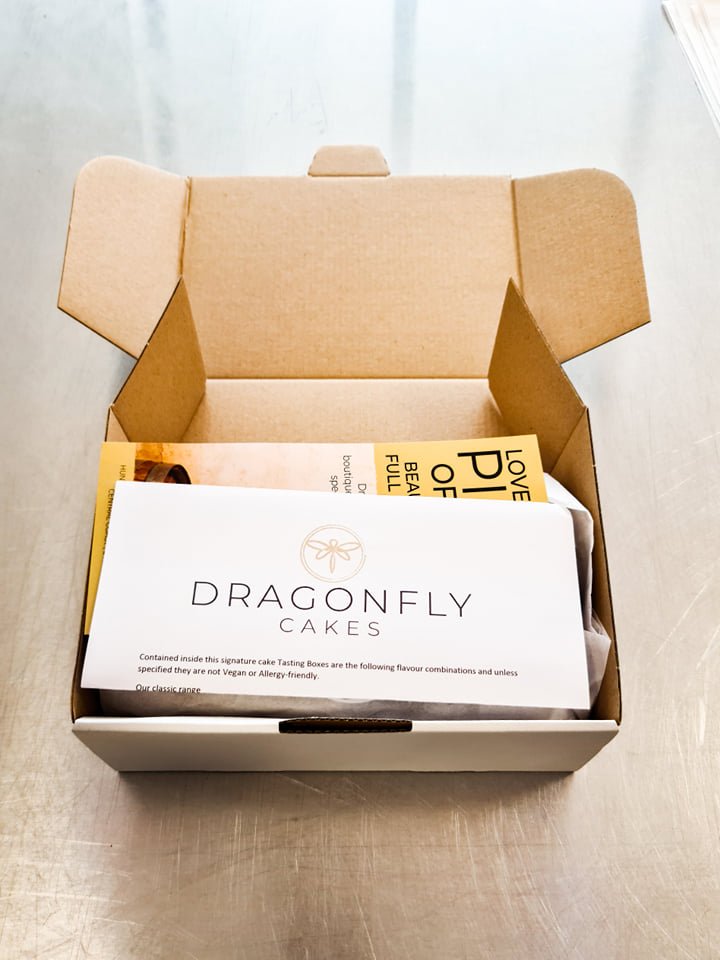 Tasting Boxes — Wedding and Event Cake Specialist | Dragonfly Cakes