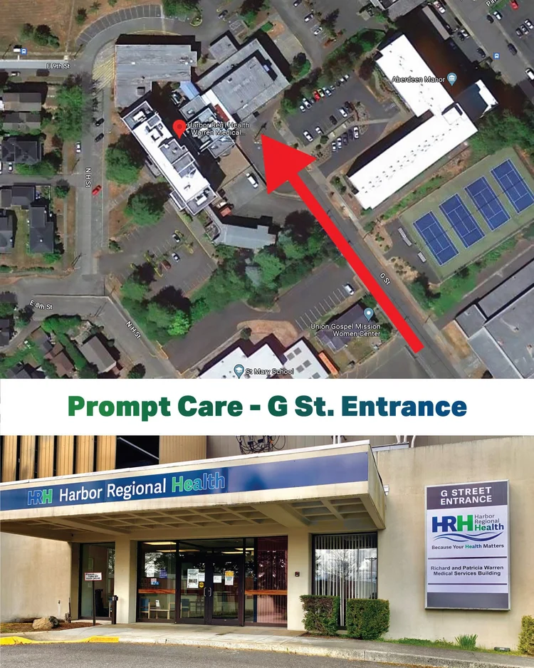 Prompt Care - Walk In Clinic — Harbor Regional Health - Grays Harbor ...