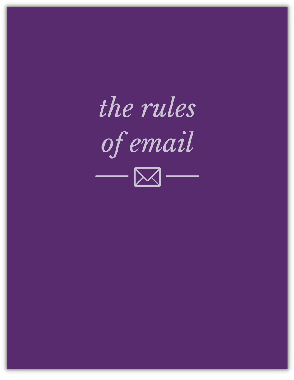 How to Write a Damn Good Email | Sarah Henson — SARAH HENSON : E ...
