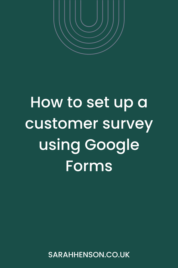 How to set up a customer survey using Google Forms