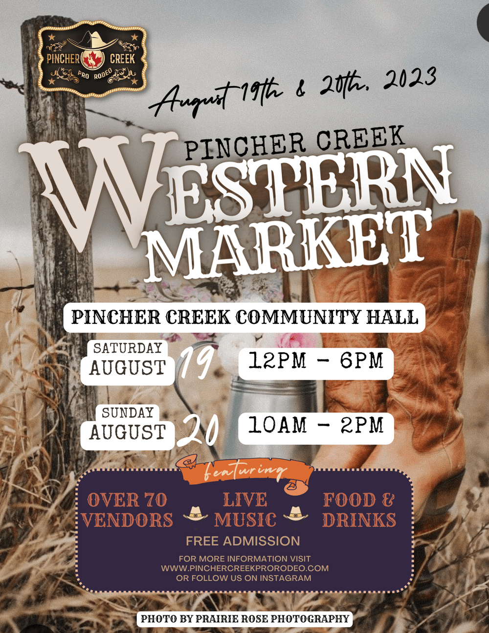 Market — Pincher Creek Pro Rodeo