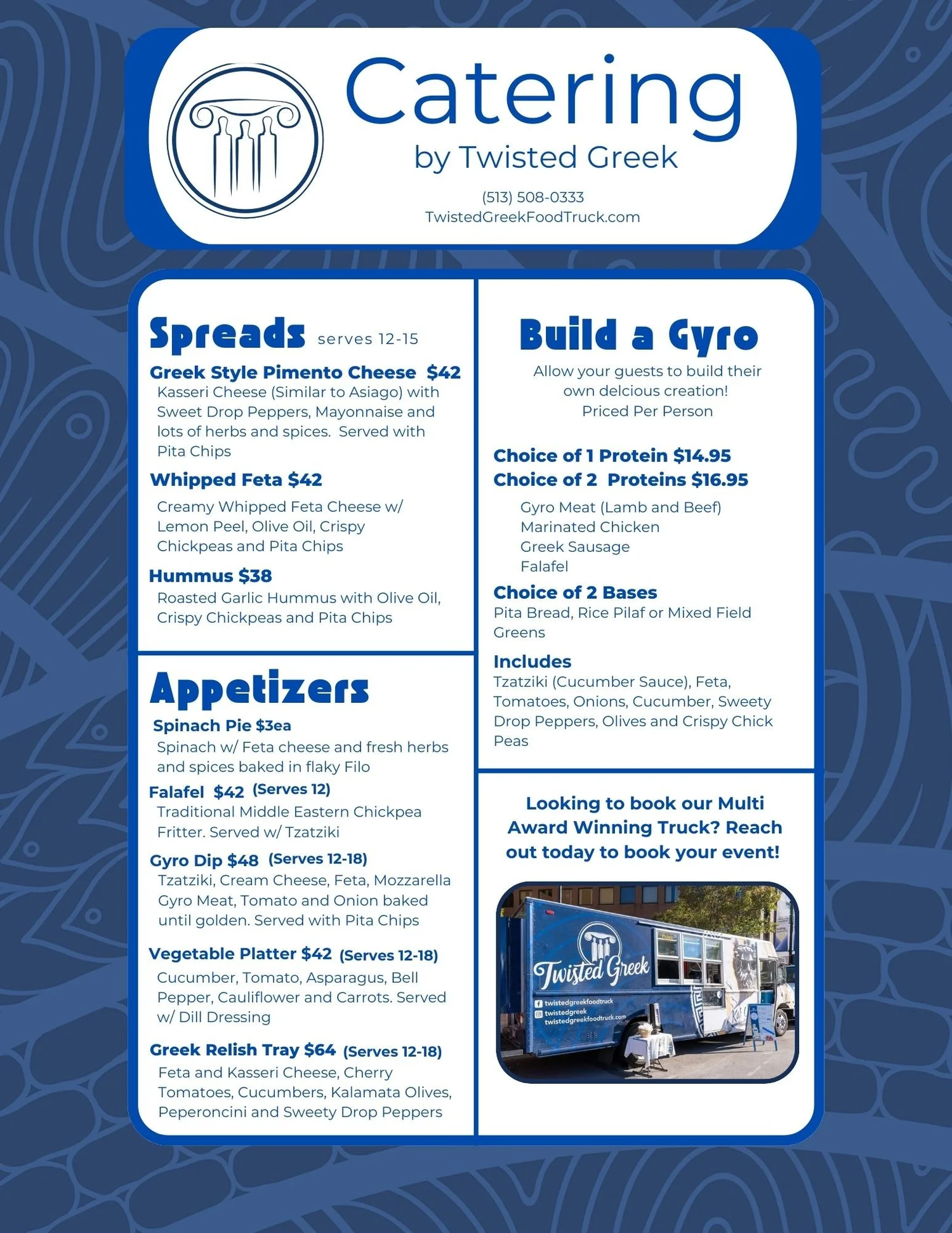 About 5 — Twisted Greek Food Truck