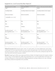 Resources — The R.E.A.L. Model™, Rethinking Generalization