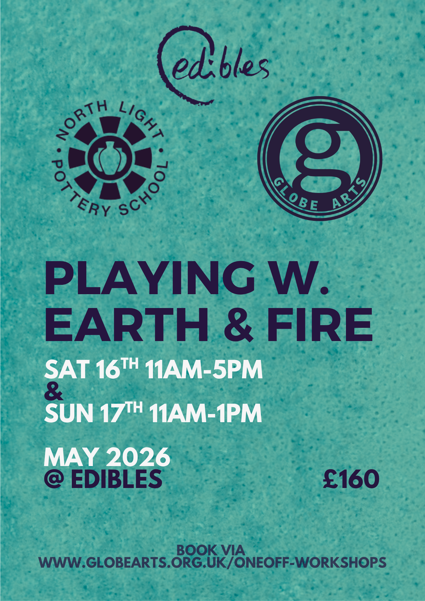 playing with earth and fire, barrel firing workshop — Globe Arts