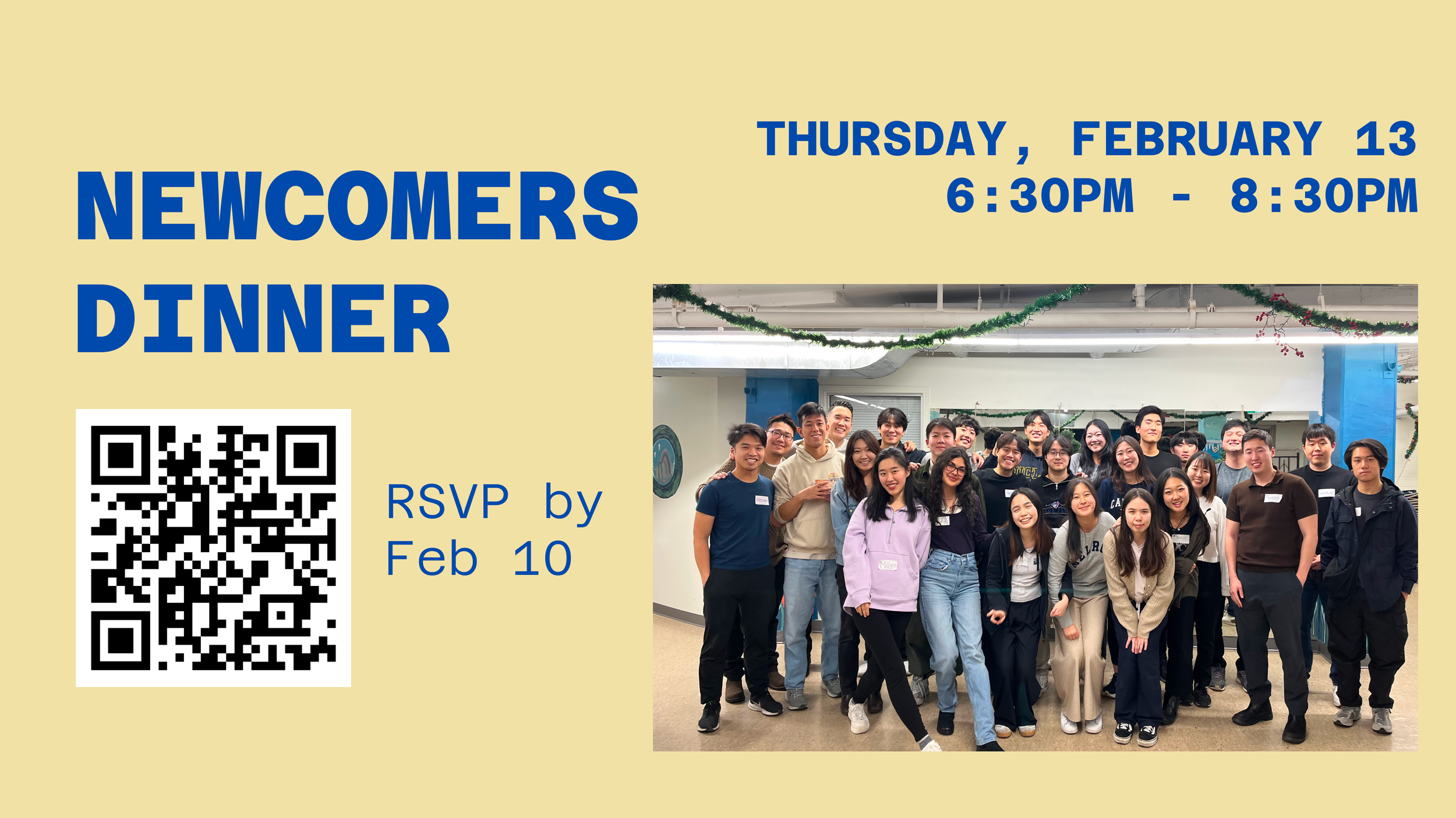 Newcomers Dinner — New Hope Fellowship