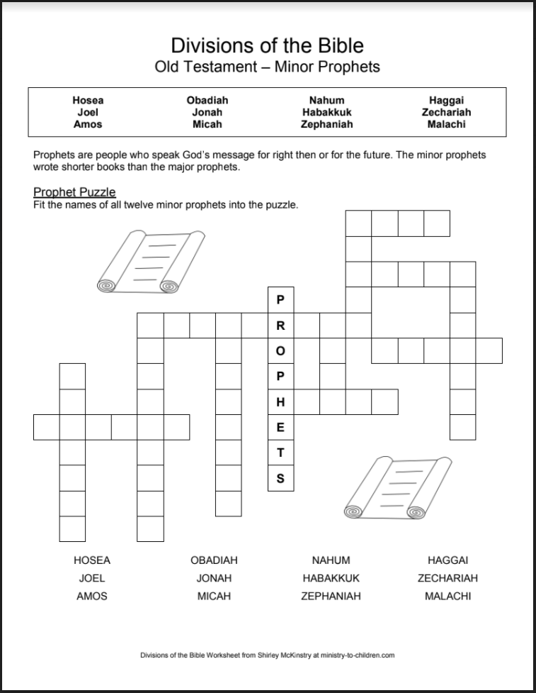 Major & Minor Prophets — New Hope Fellowship