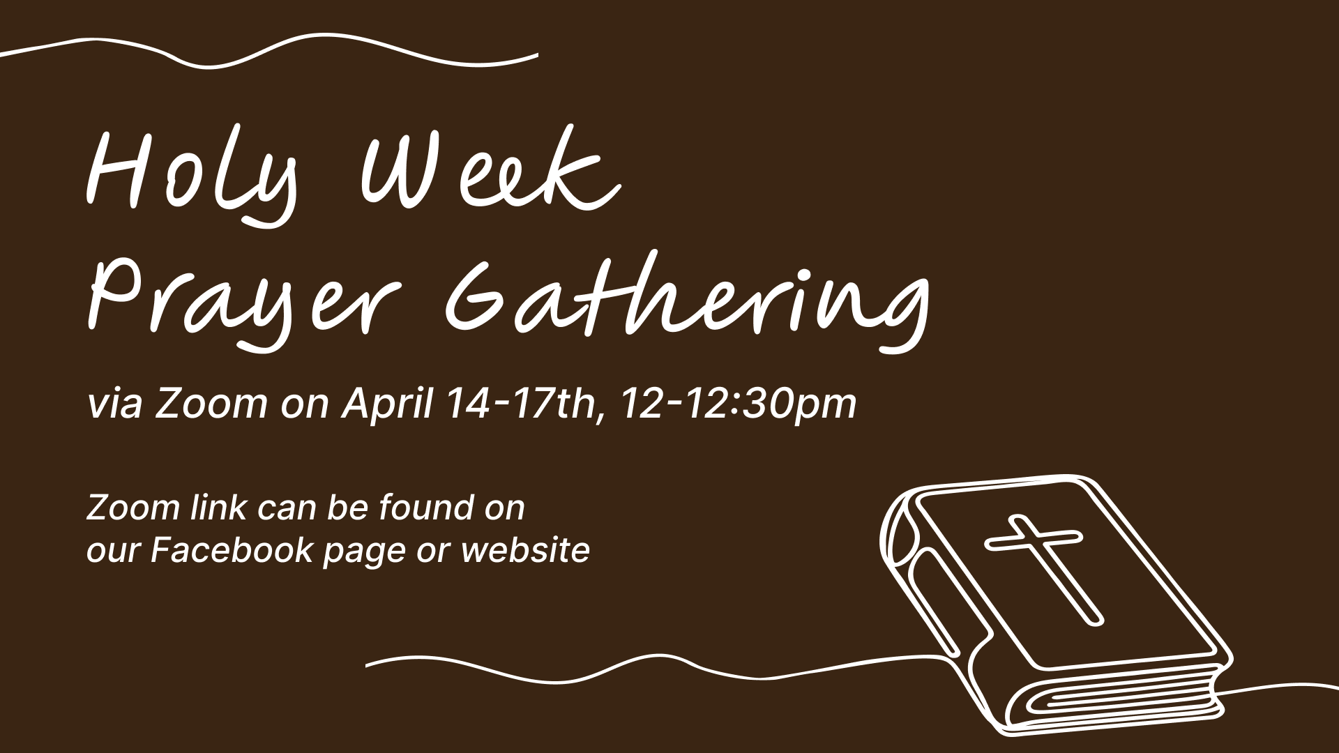 Holy Week Prayer Gathering — New Hope Fellowship