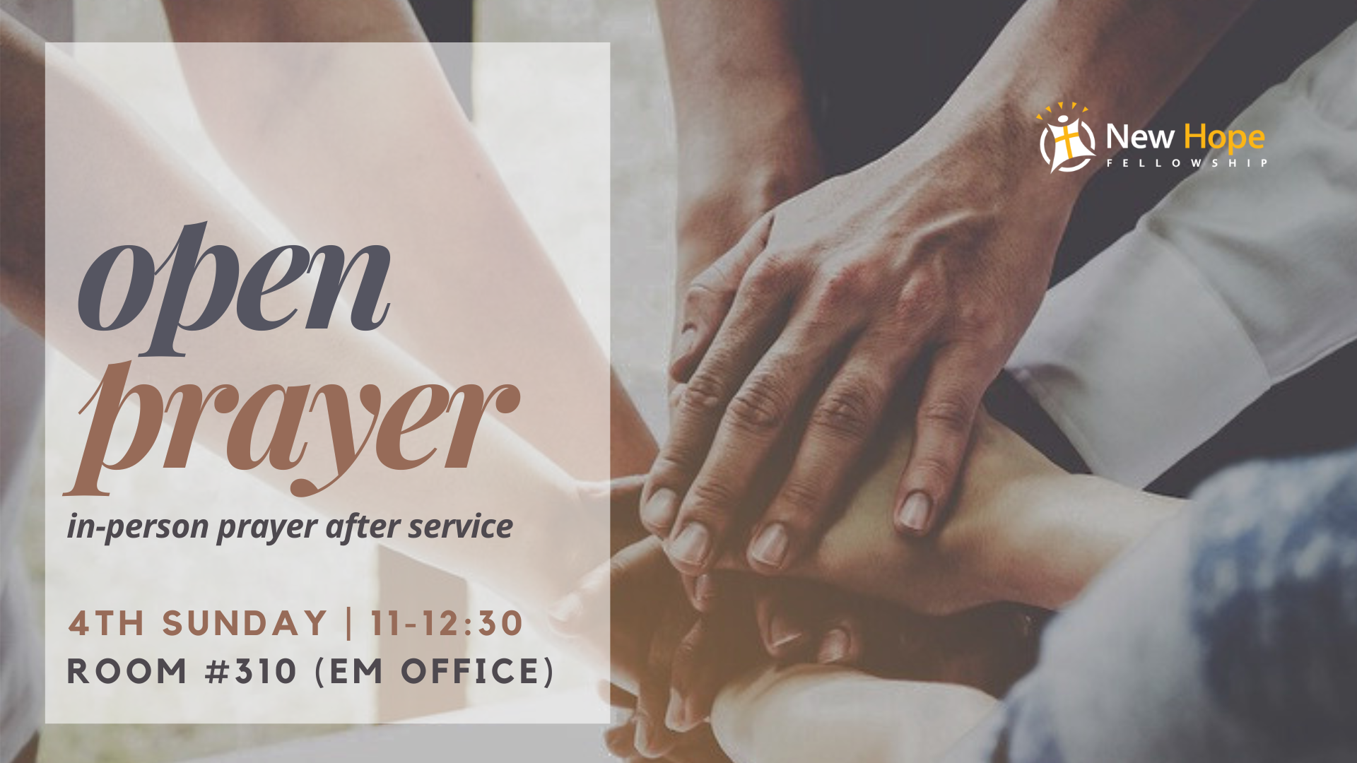 Mississauga Events — New Hope Fellowship