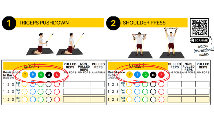 Resistance Band Weight Chart - How to Quickly Find the Right Weight ...