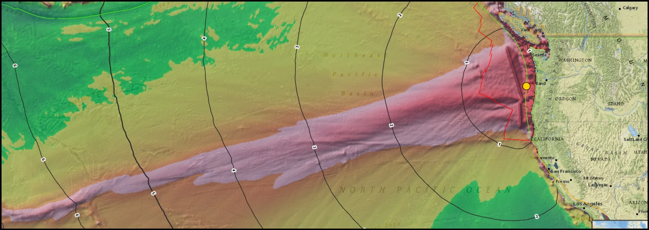 Subduction Zone Map