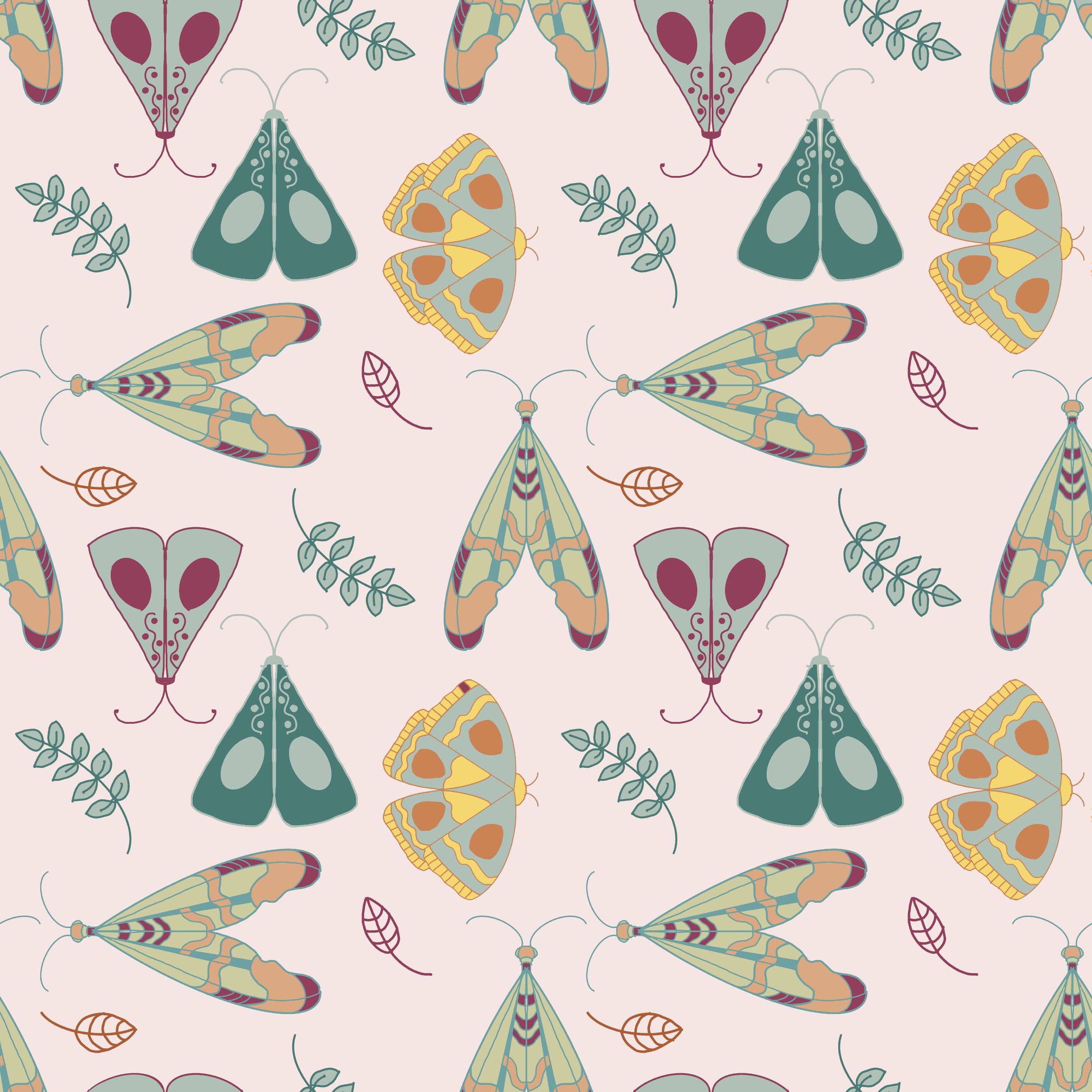 Infinity Friends Surface Pattern Design