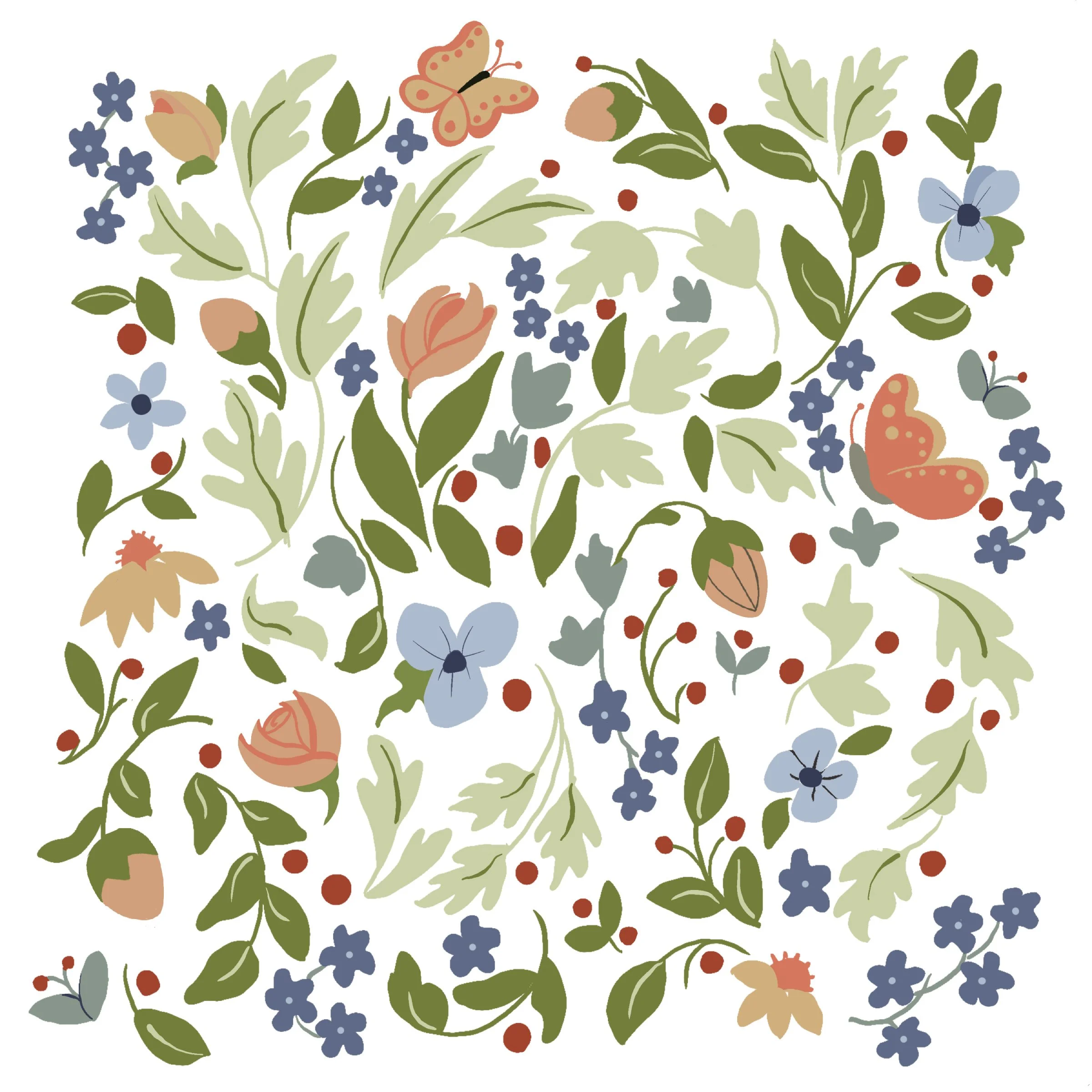 Infinity Friends Surface Pattern Design