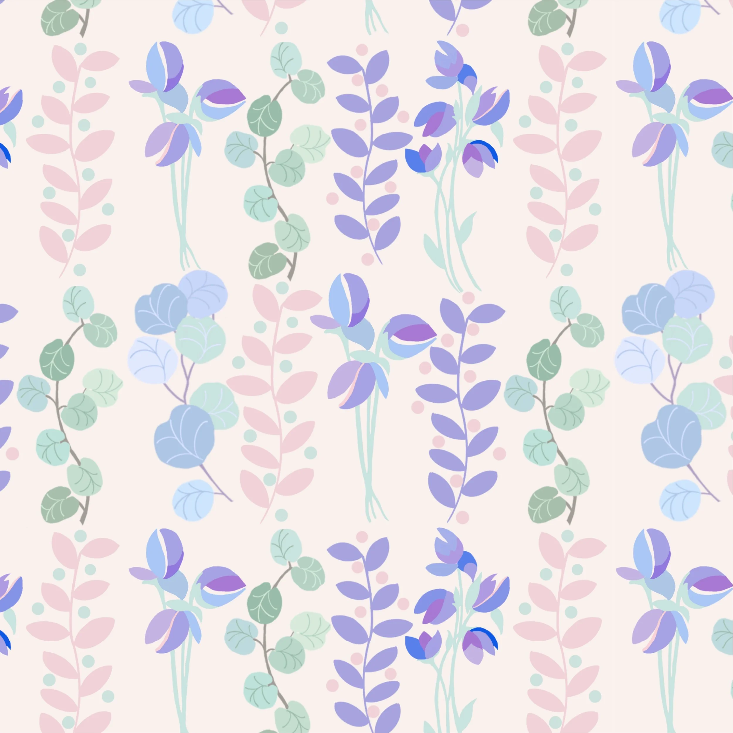 Infinity Friends Surface Pattern Design