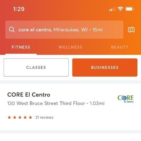 Register for Classes here — Core El Centro
