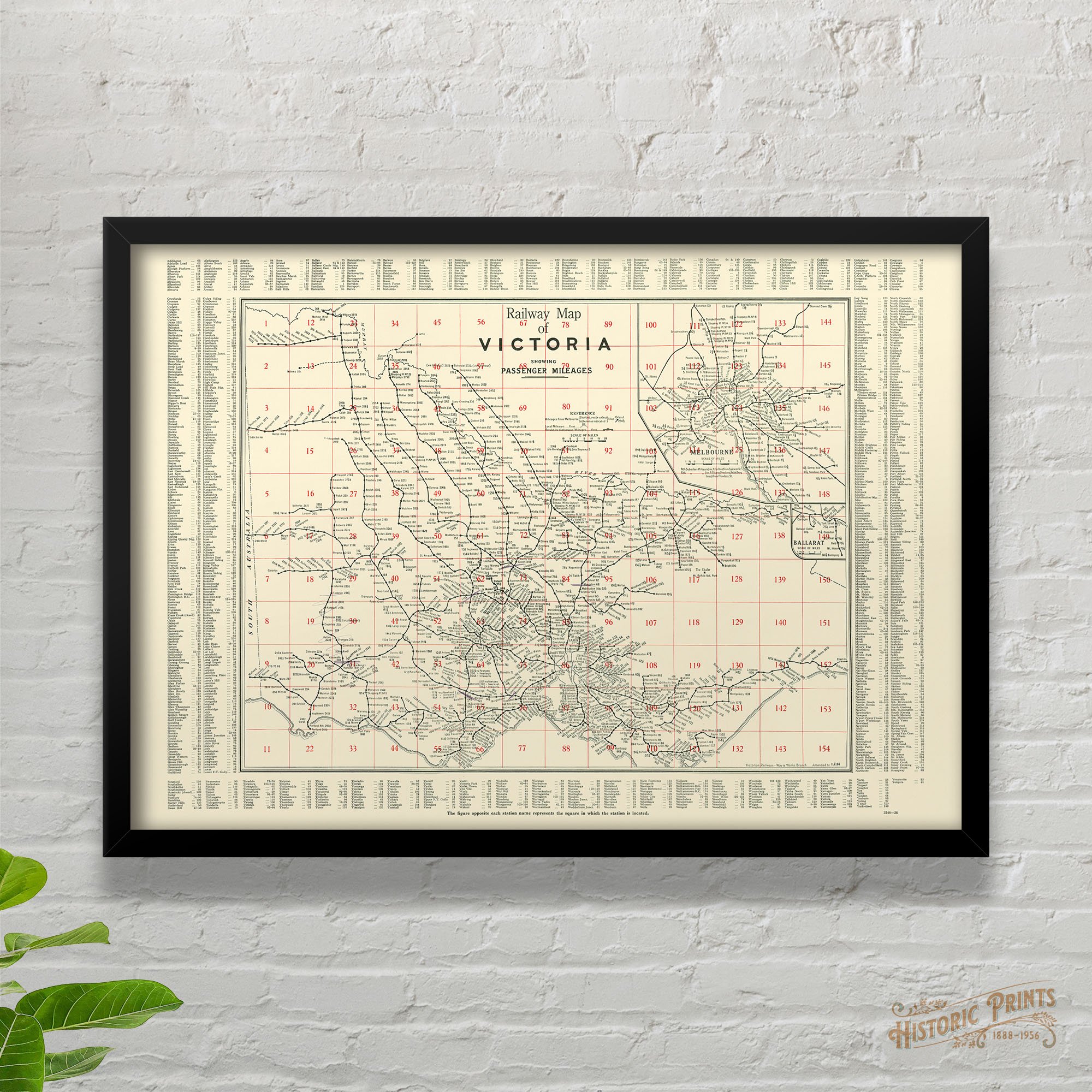 Victoria — Shop ready to hang Historic Framed Prints, Maps and Plans ...