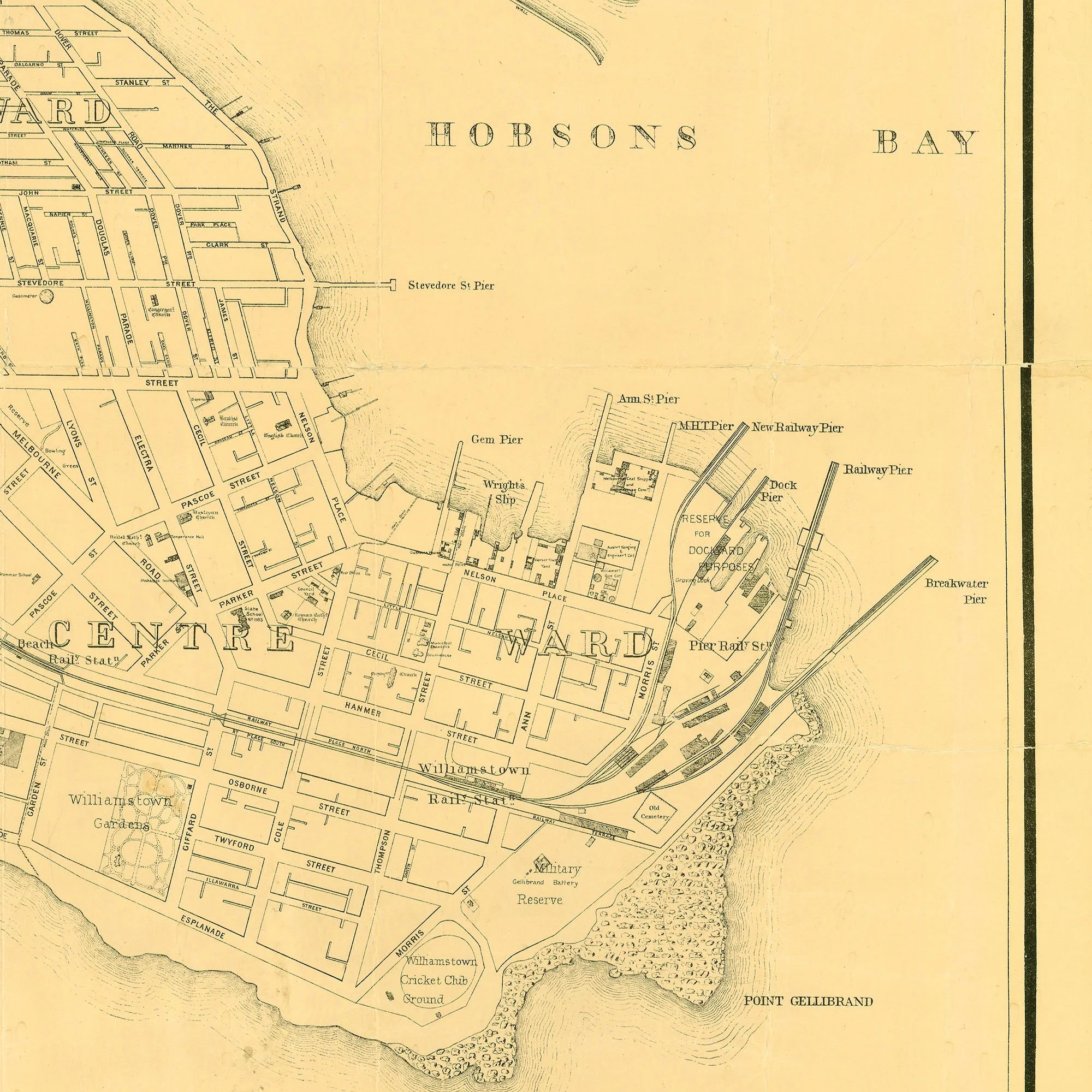 Municipality of Prahran Map with Advertising from 1921 – Framed A1 ...