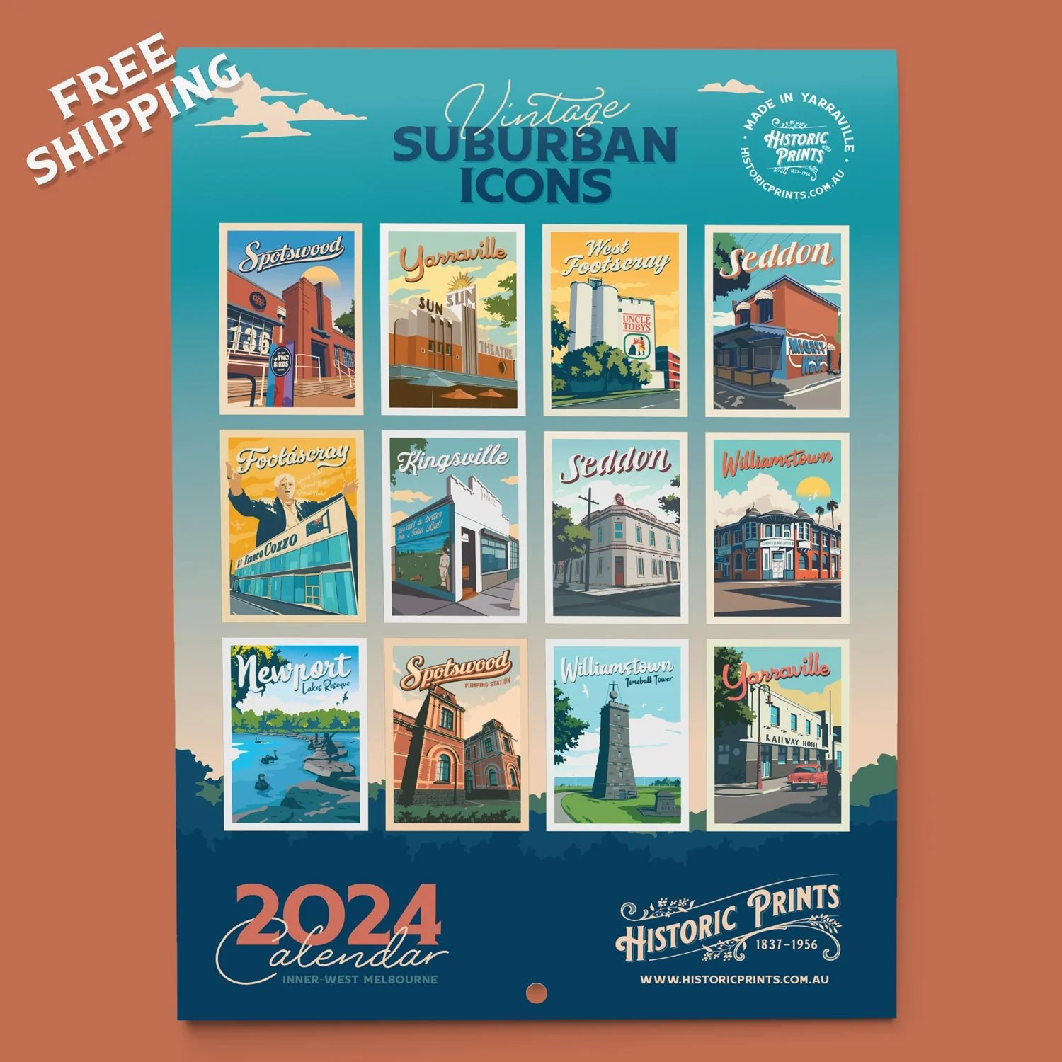 Seddon ETA Peanut Butter Sign Vintage Suburban Icon Poster — Historic ...