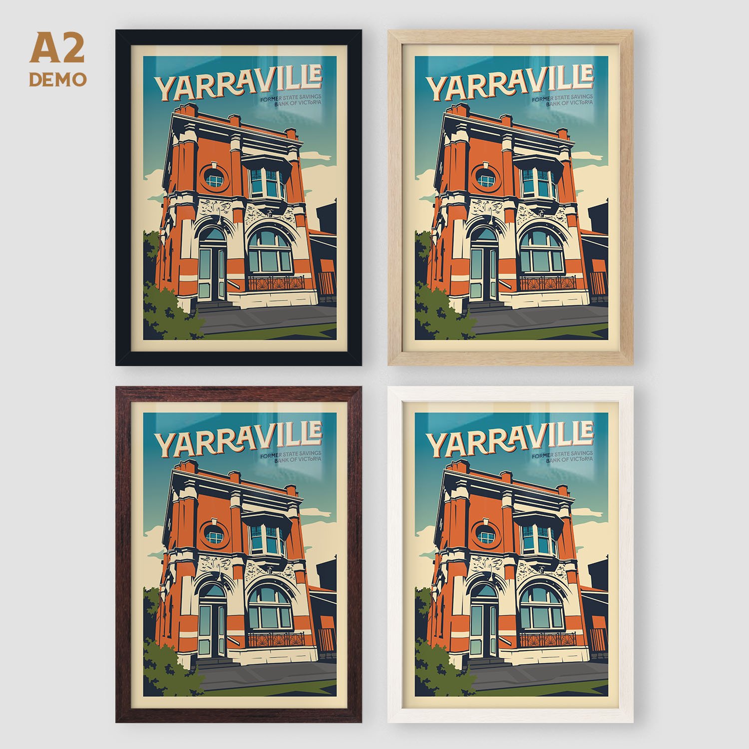 Bradmill Yarraville Factory Suburban Icon Poster — Historic Prints ...