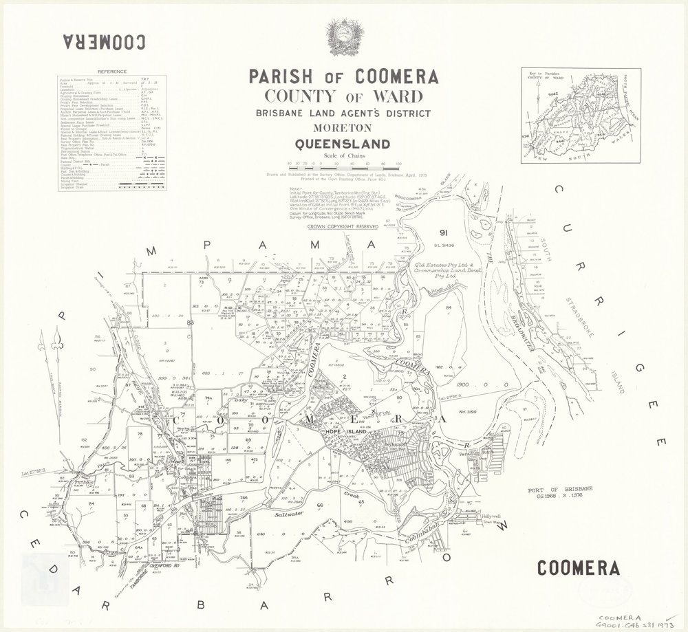 Coomera Gold Coast Unrestored Maps and Photos — Historic Prints ...