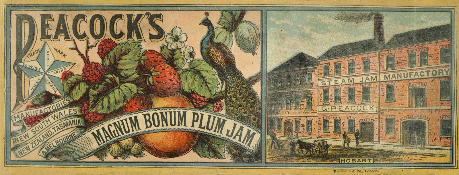 Hobart Town Tasmania Photos and Maps Unrestored — Historic Prints ...