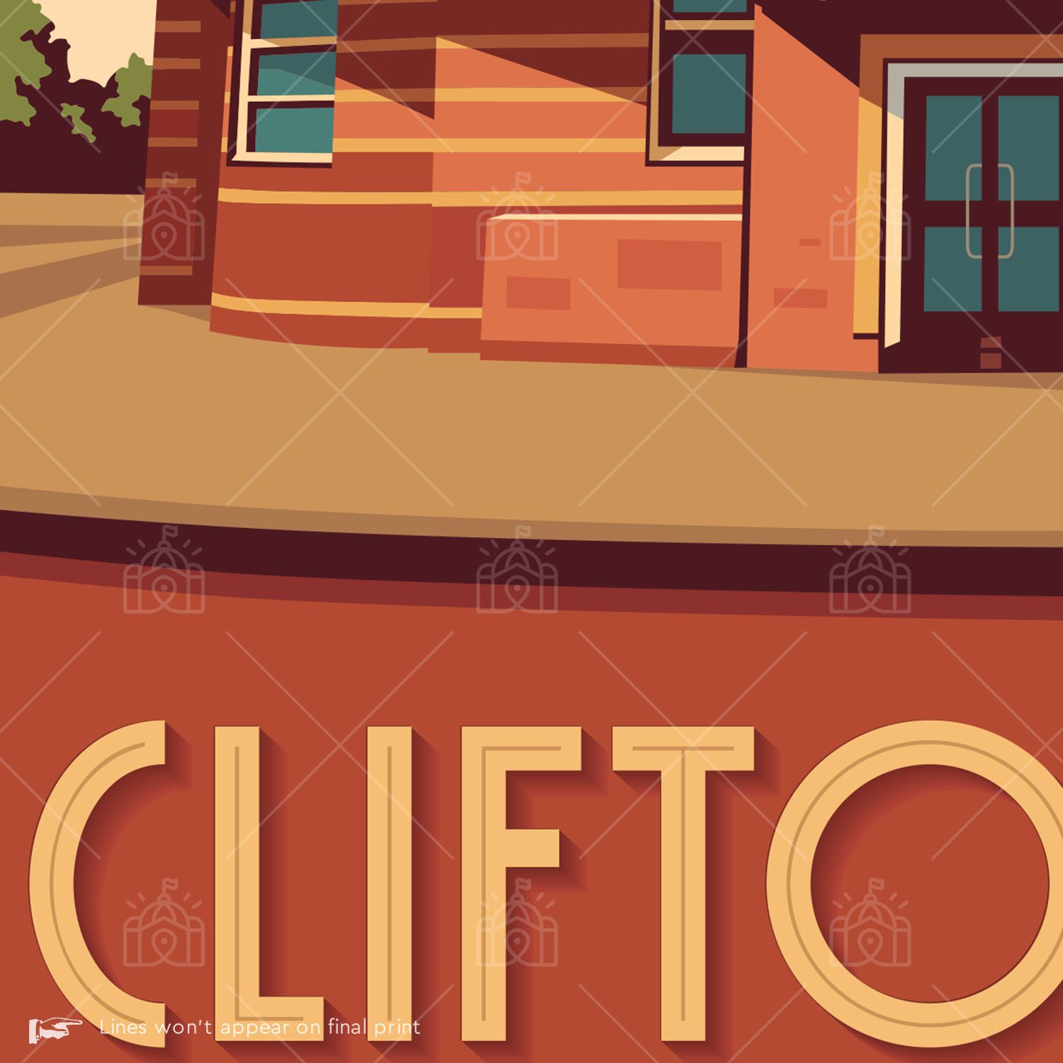 Melbourne Cricket Ground MCG Suburban Icon Poster — Historic Prints ...