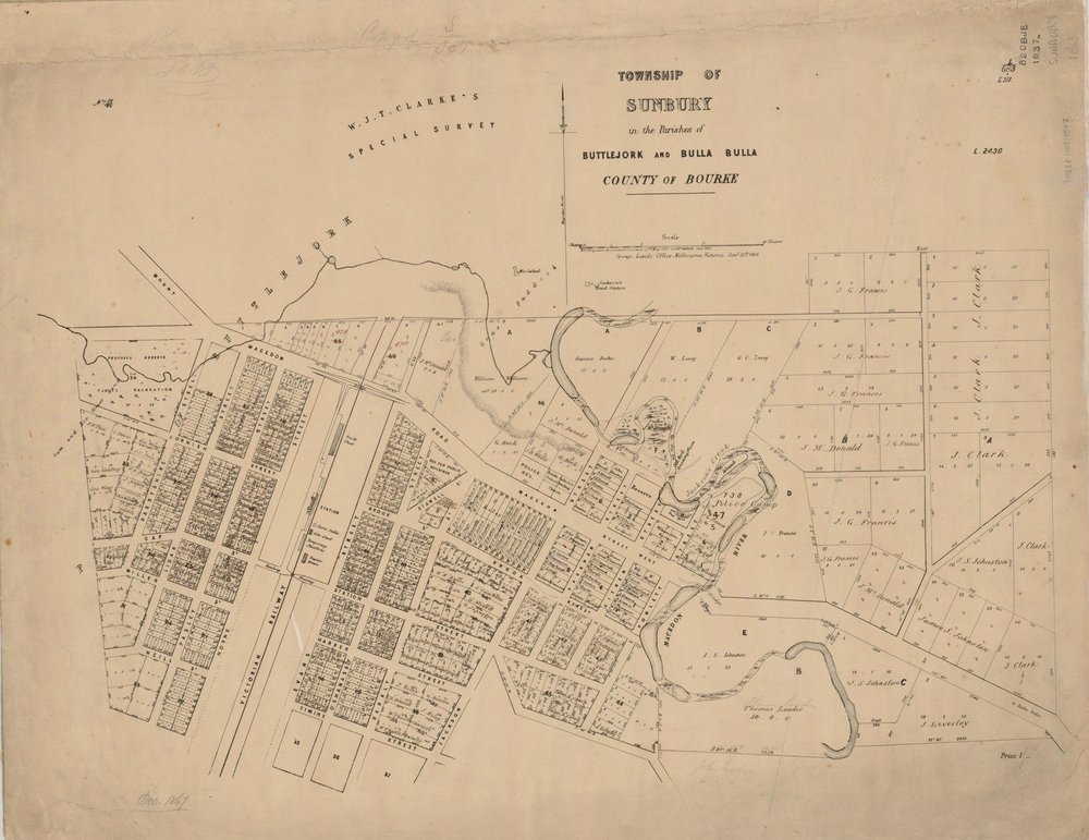 Sunbury Unrestored Maps and Photos — Historic Prints & Vintage Suburban ...