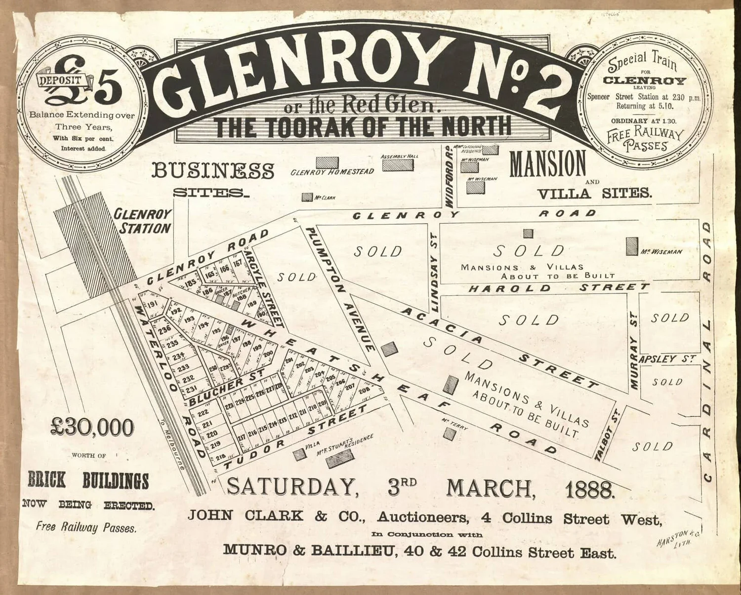 Glenroy Unrestored — Historic Prints & Vintage Suburban Icons Wall Art ...