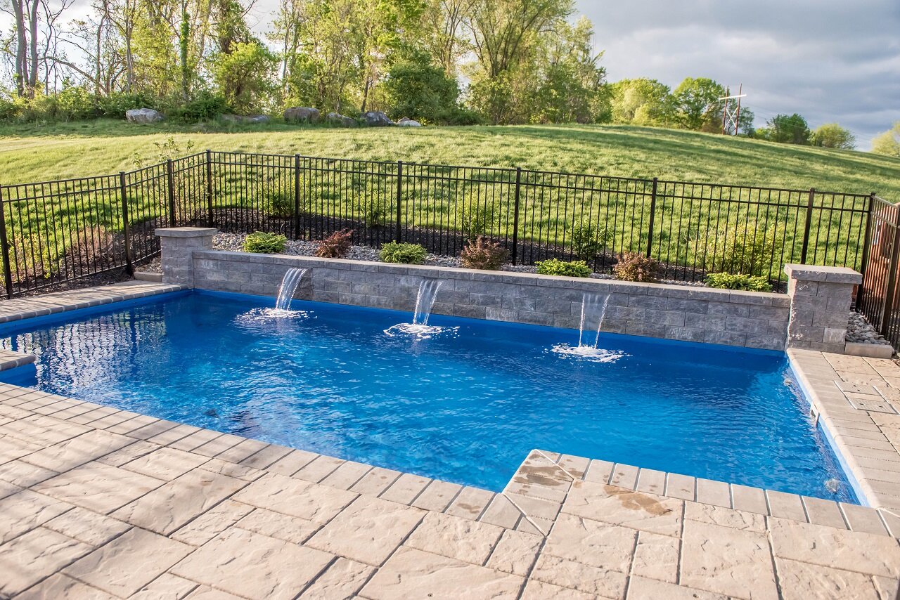 Project Gallery Page - Elegance 27' Fiberglass Pool - Hopewell Junction ...
