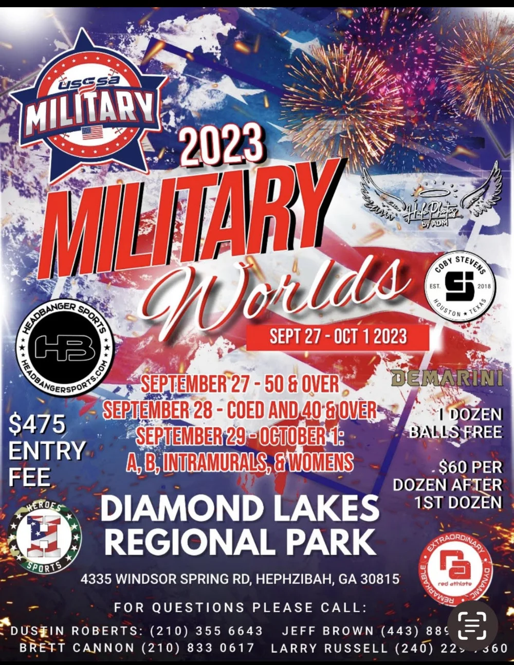 USSSA Military World Softball Championships — Augusta Sports Council