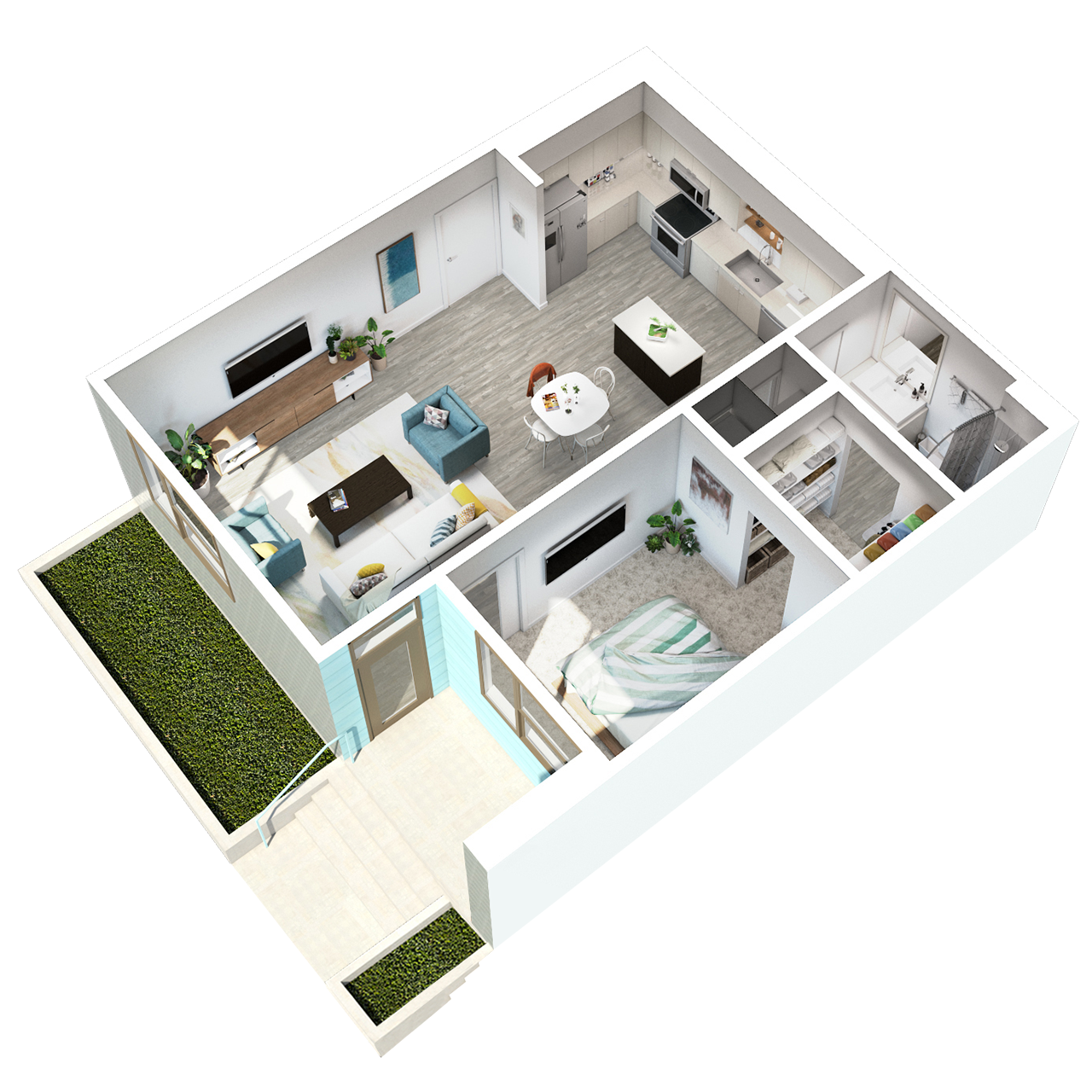 Classen - Classen 16 Apartments - 1 Bedroom — Classen 16 Apartments ...