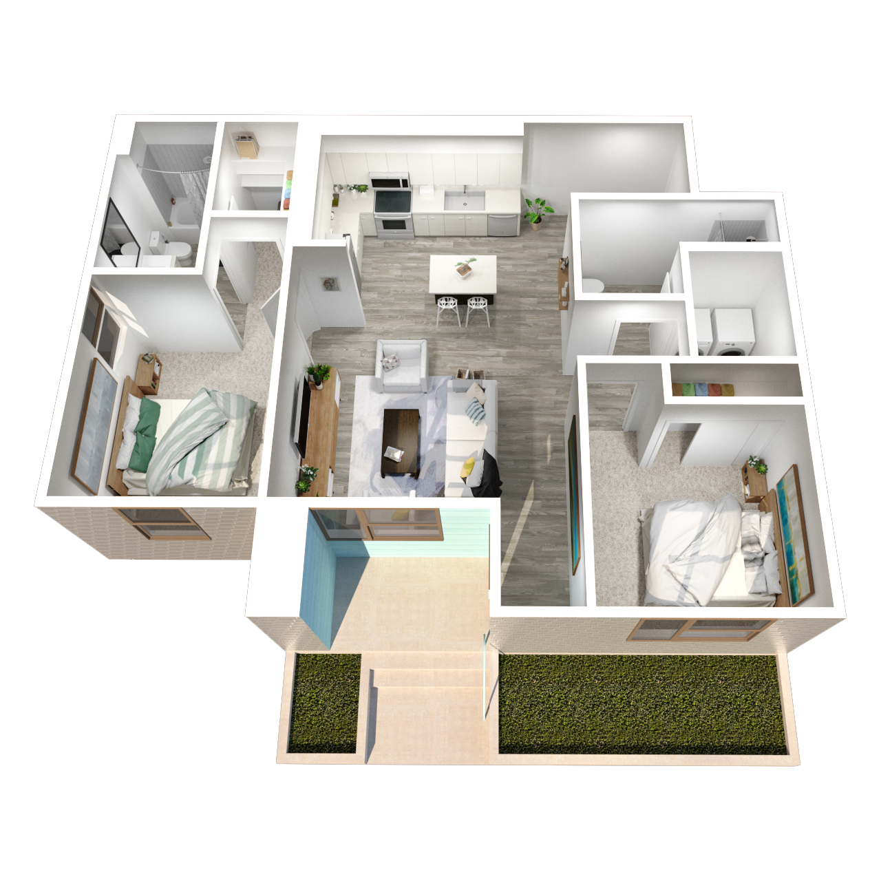 Aurora - Classen 16 Apartments - 2 Bedroom — Classen 16 Apartments ...