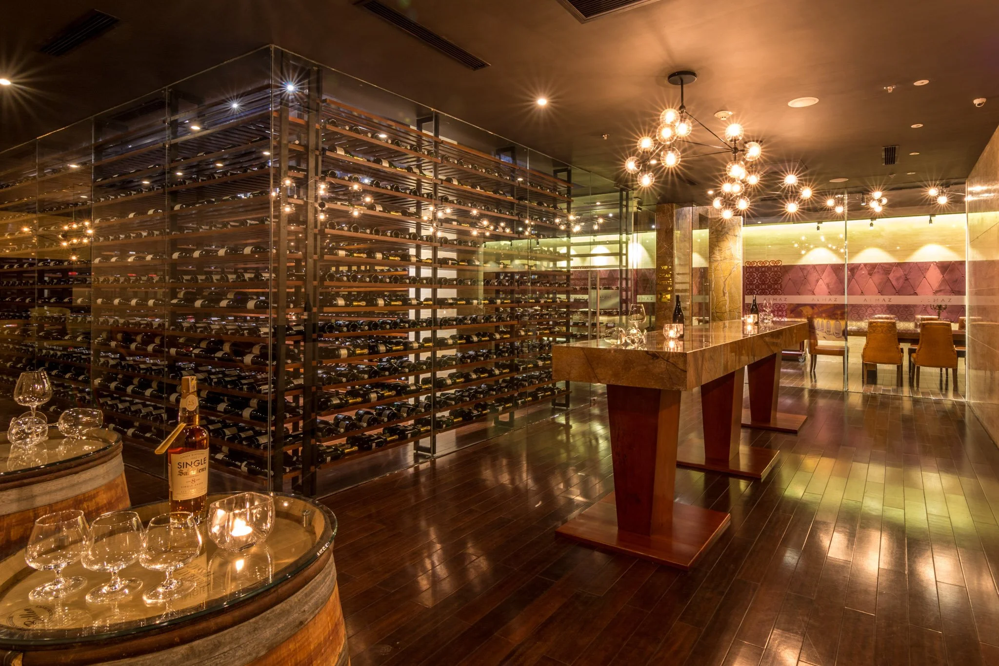 Amber Wine Lounge & Cellar — OUT-2 Design | Award-Winning Architecture ...