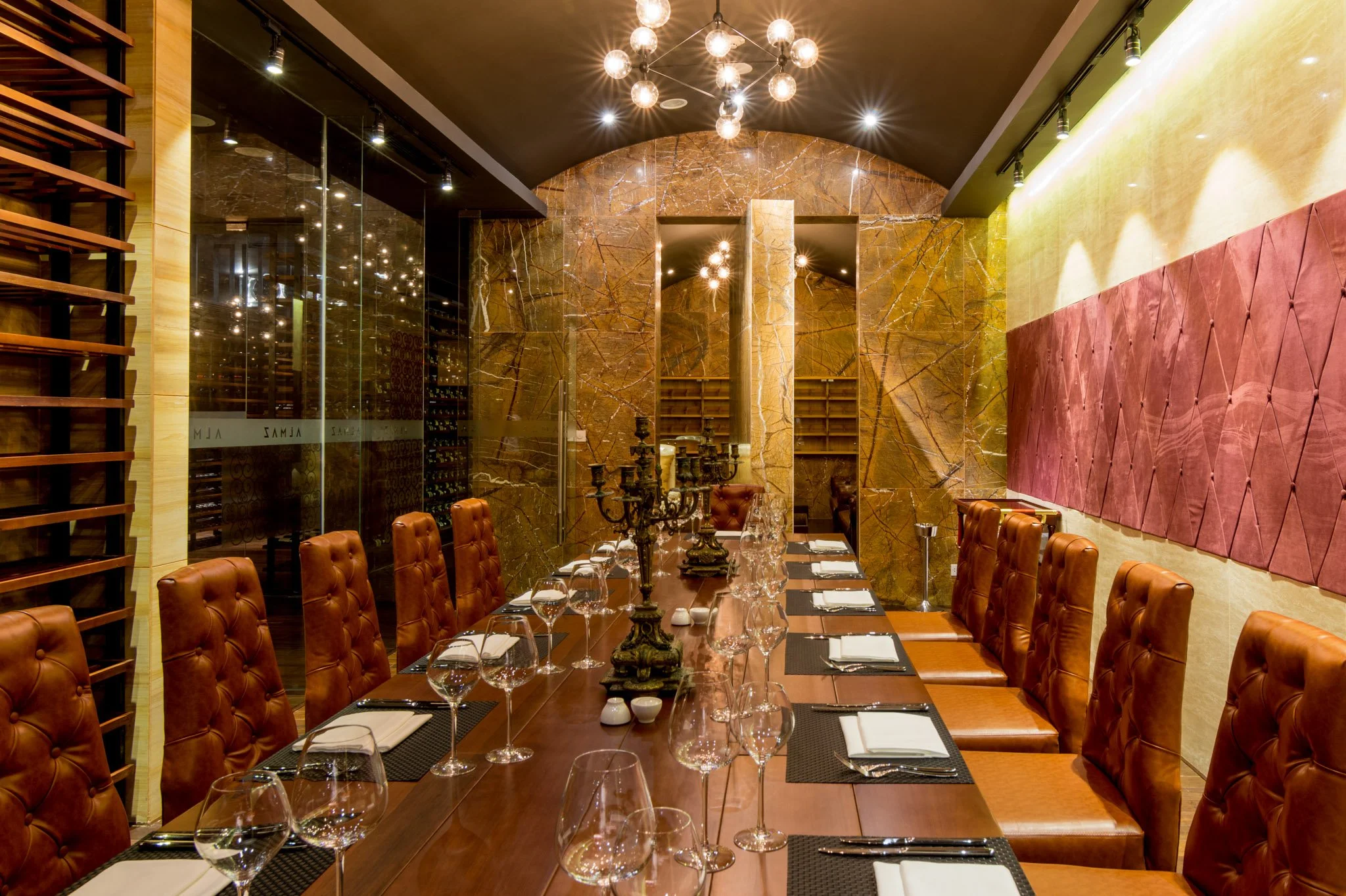 Amber Wine Lounge & Cellar — OUT-2 Design | Award-Winning Architecture ...