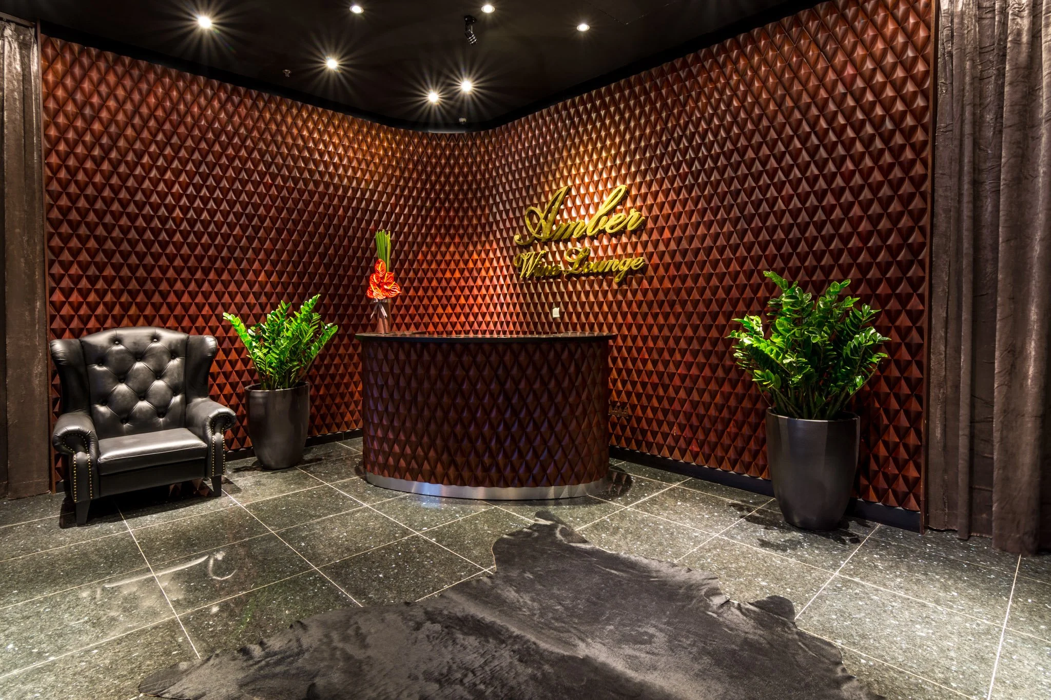 Amber Wine Lounge & Cellar — OUT-2 Design | Award-Winning Architecture ...