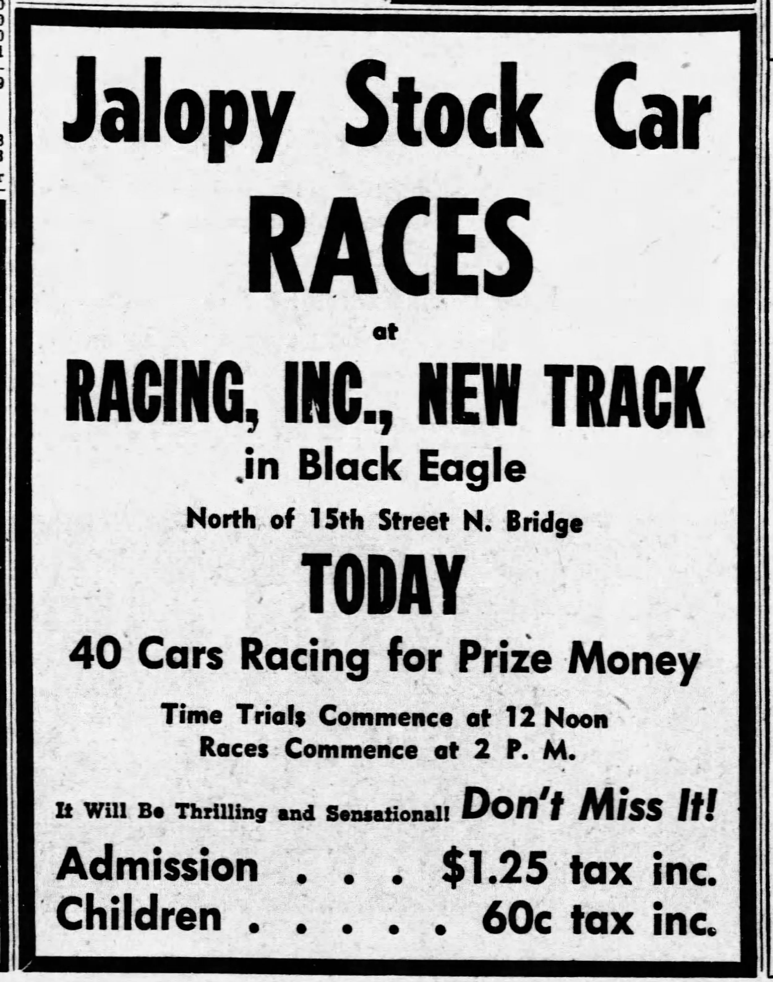 The Electric City Speedway — The History Museum
