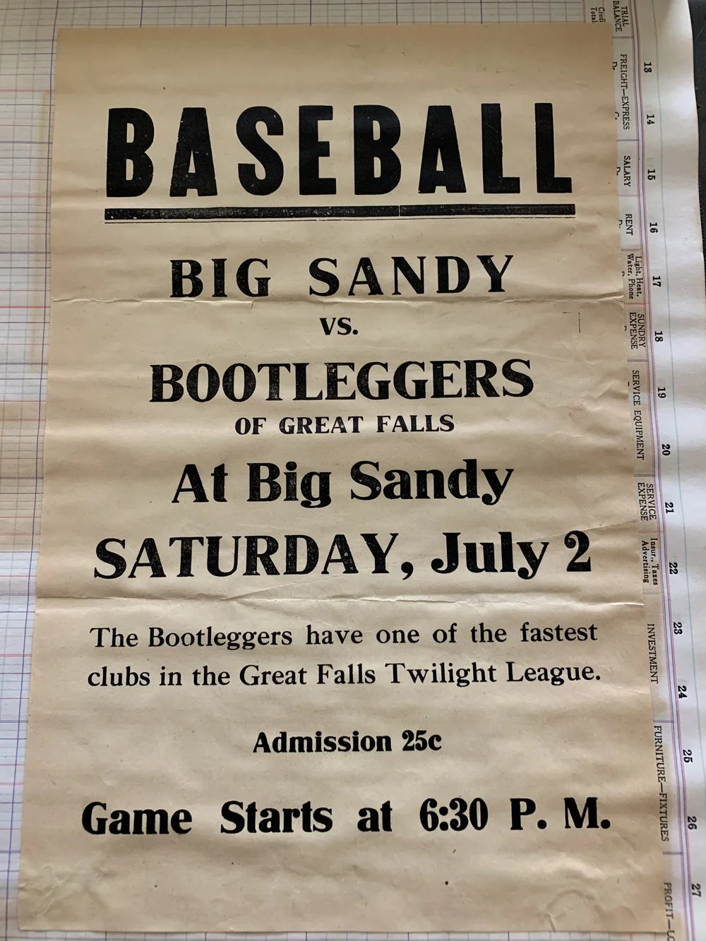 The Bootleggers Athletic Club — The History Museum