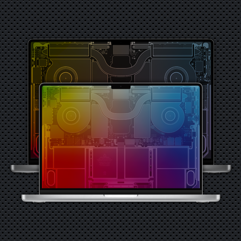 Dynamic MacBook Pro Schematic Wallpapers — Basic Apple Guy