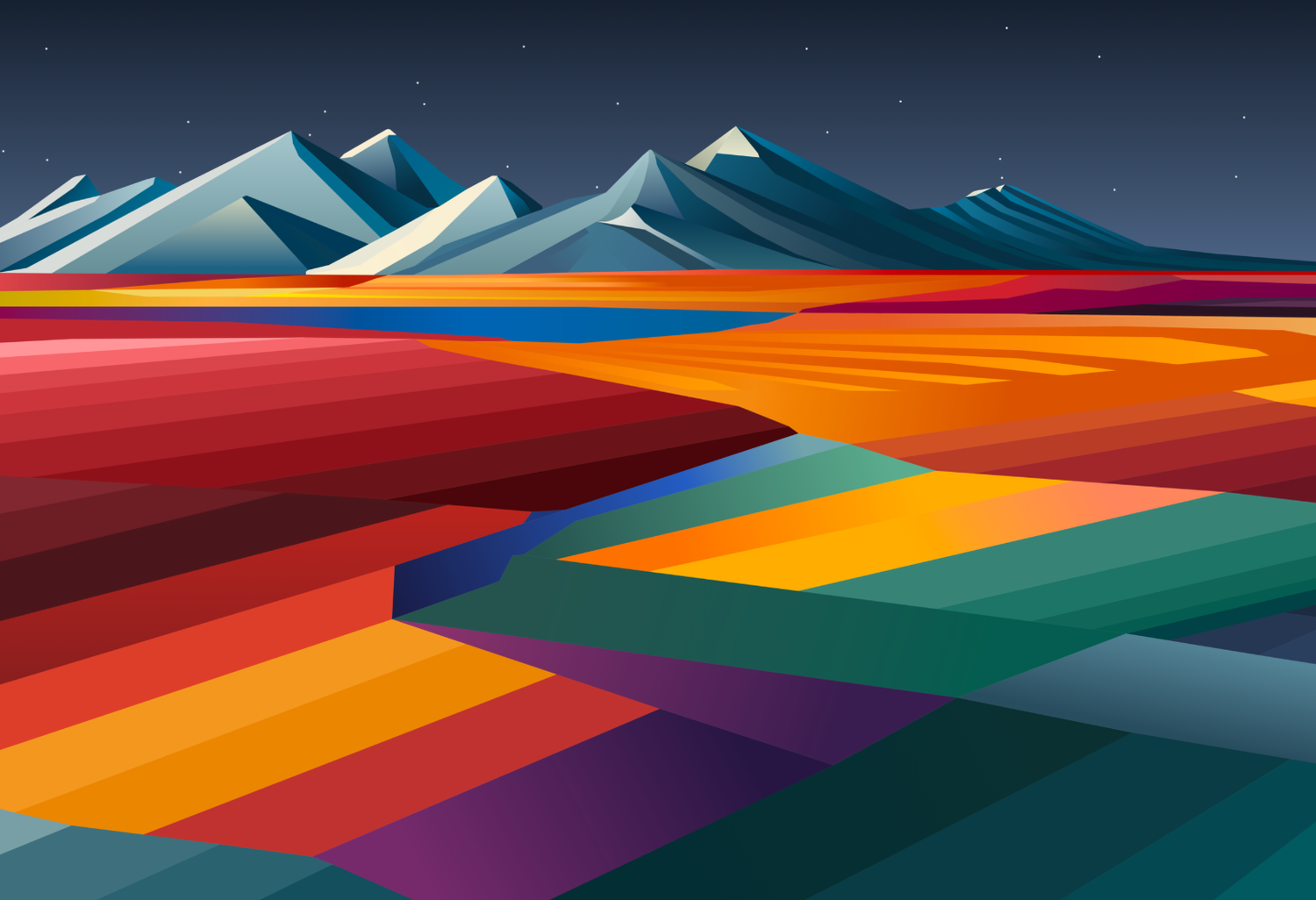 Saltern by Night — Basic Apple Guy