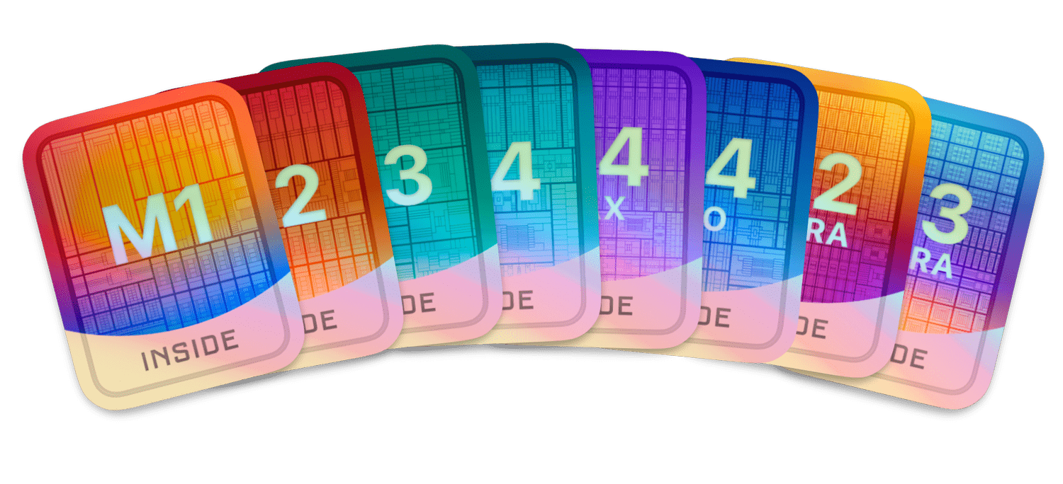 Apple Silicon Inside Stickers — Basic Apple Guy