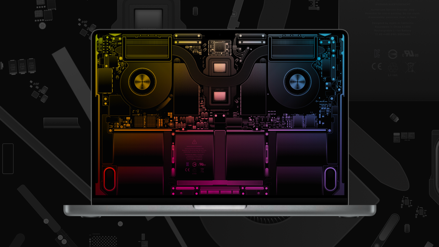 Rainbow Noir MacBook Pro — Basic Apple Guy