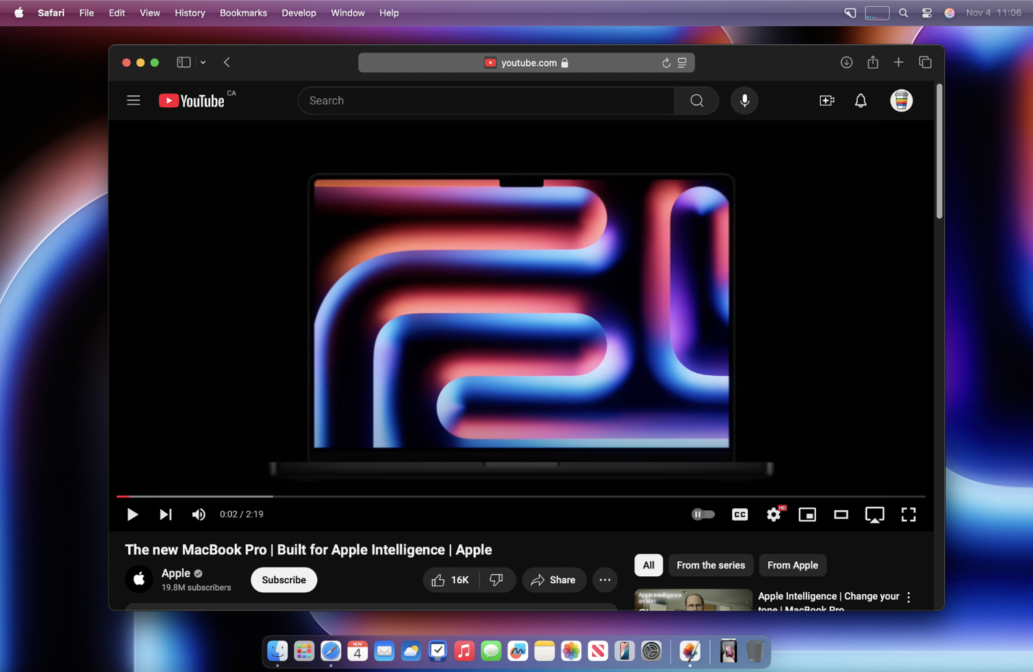 Apple M4 MacBook Pro Wallpaper — Basic Apple Guy