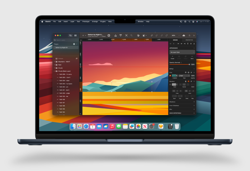 Saltern by Night — Basic Apple Guy