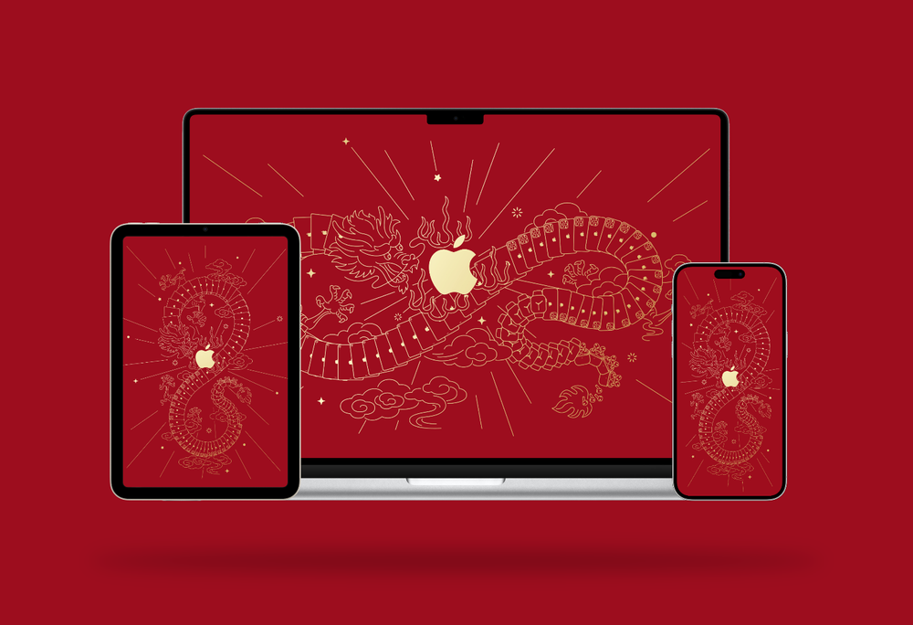 Apple Official Year of the Dragon Wallpapers — Basic Apple Guy