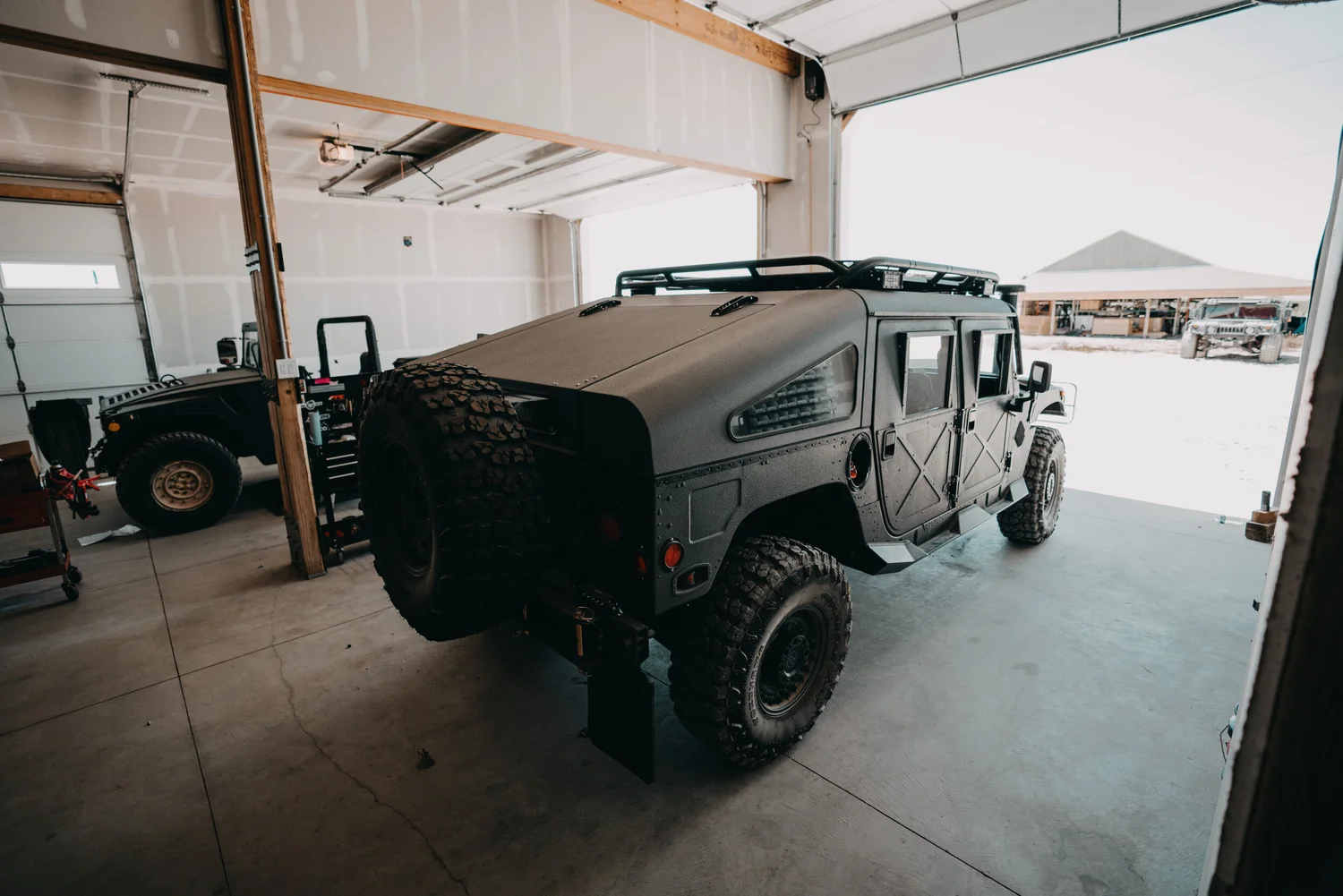 Signature Front Bumper for Humvee® and Hummer H1® — Plan B Trucks