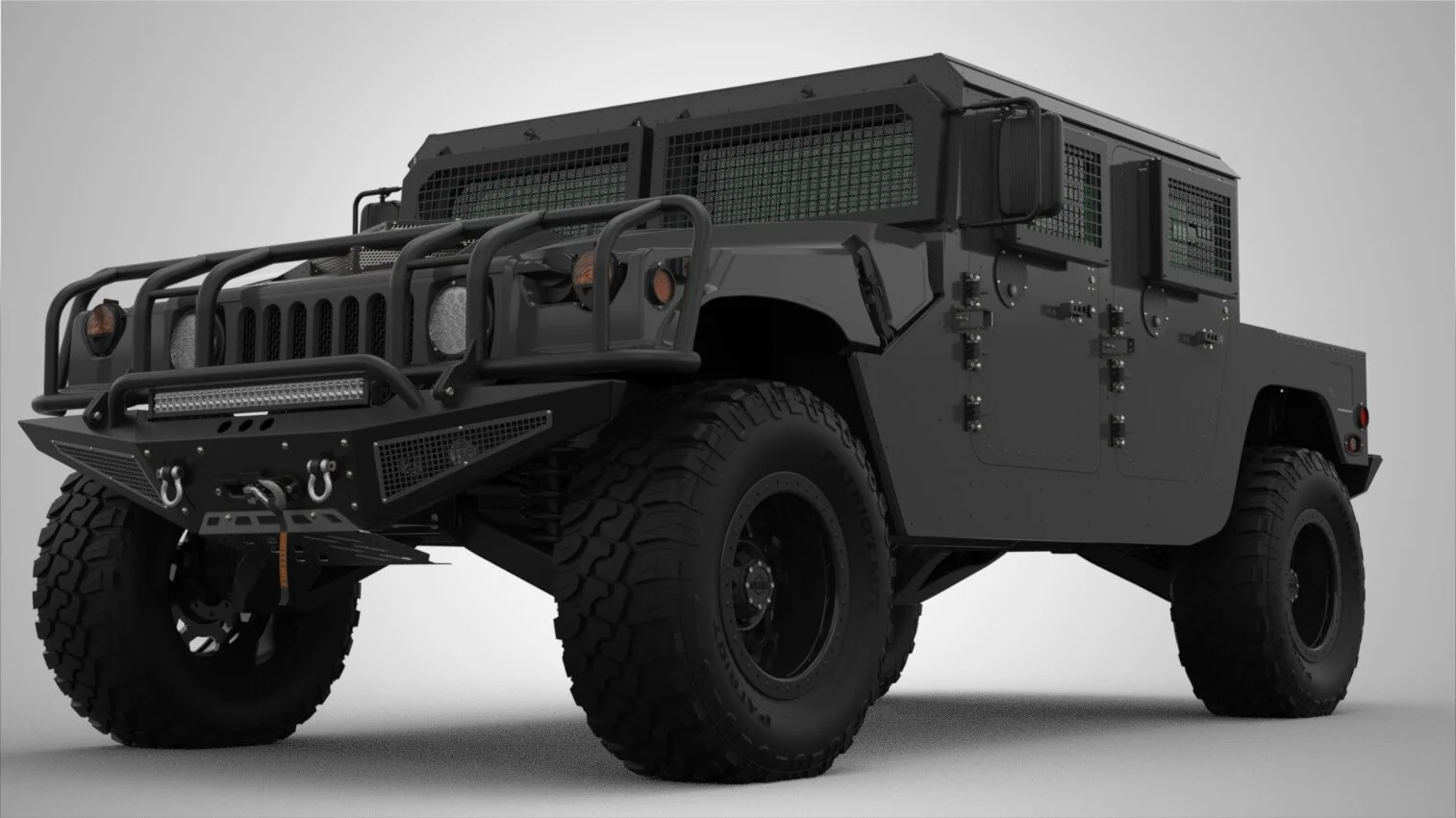 Armored Hummer H1 for Civilians like Humvee HMMWV — Plan B Trucks