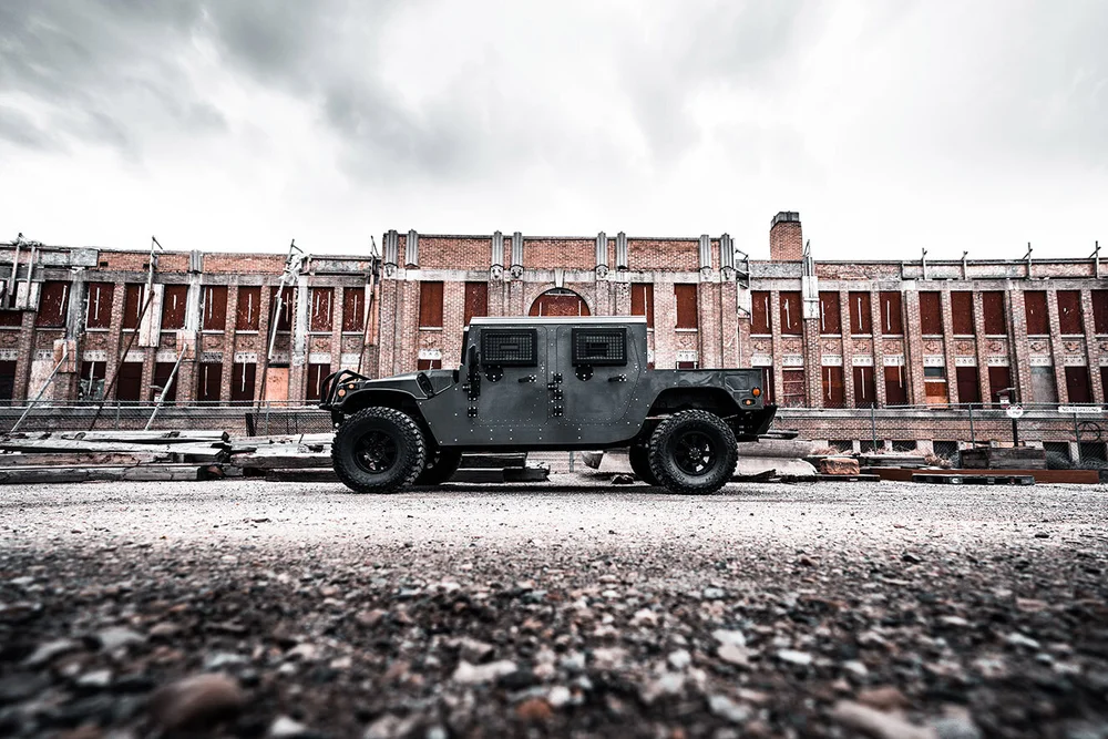 Armored Hummer H1 for Civilians like Humvee HMMWV — Plan B Trucks