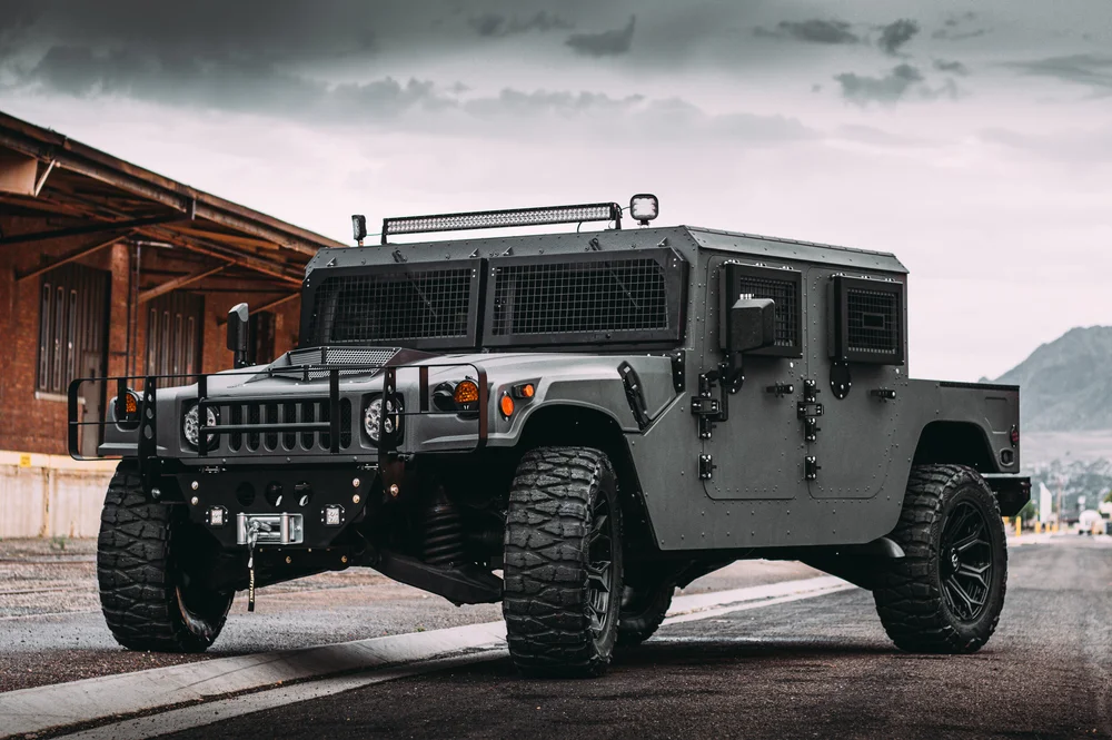 Armored Hummer H1 for Civilians like Humvee HMMWV — Plan B Trucks
