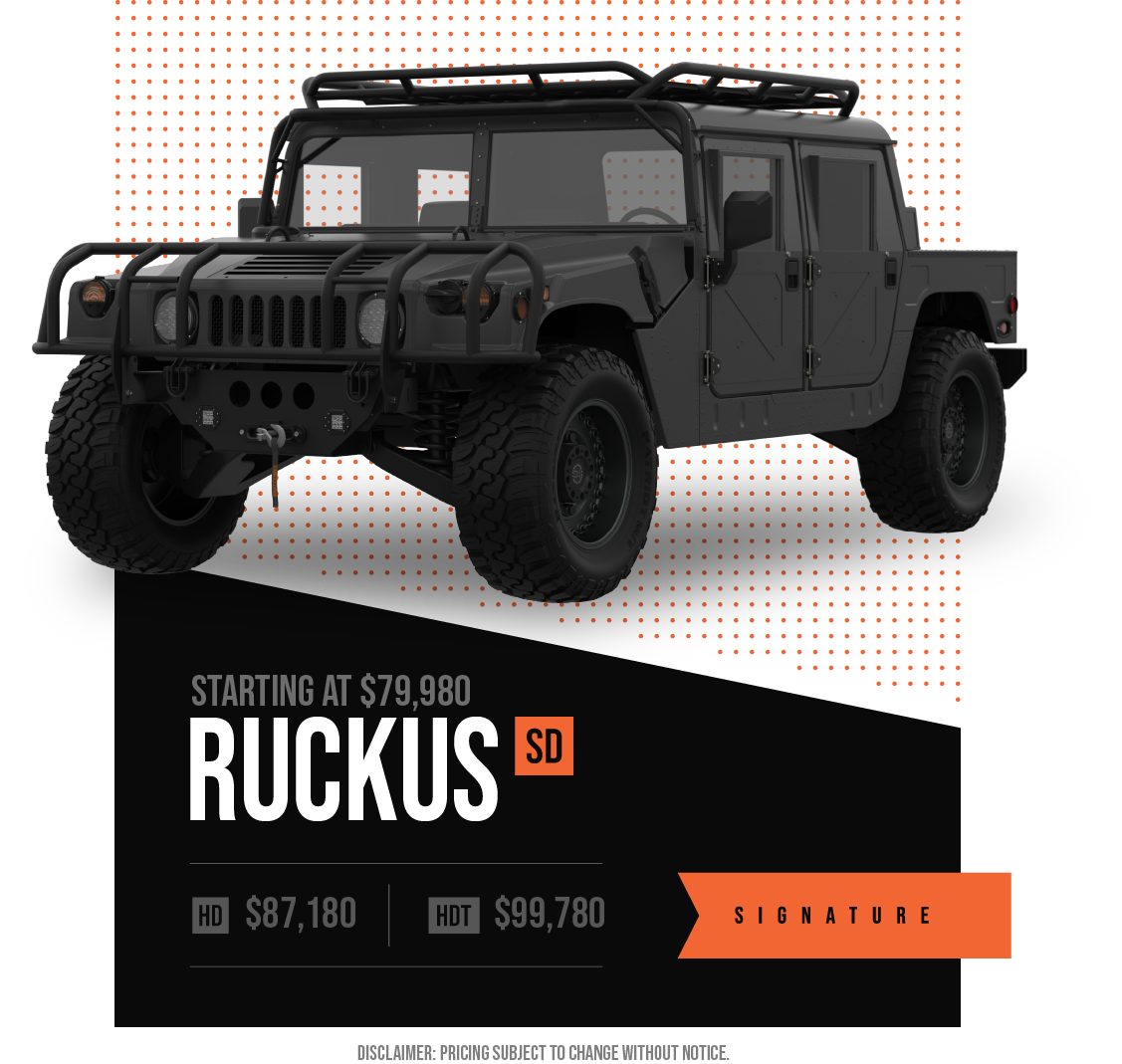 Custom Humvee ® The Ruckus — Plan B Trucks
